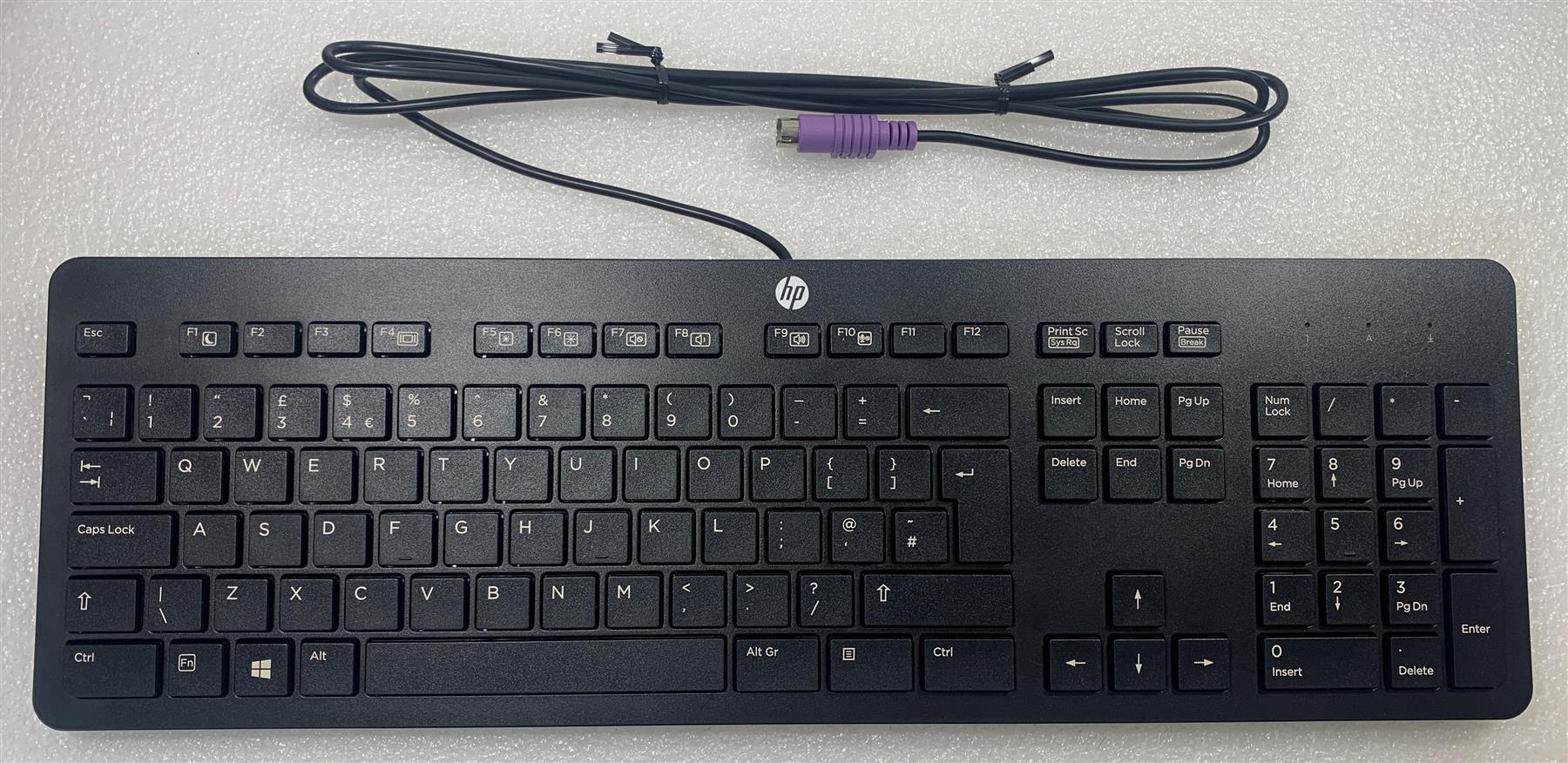 HP 803821-031 English UK Keyboard PS/2 Port Socket For Desktop PC Genu