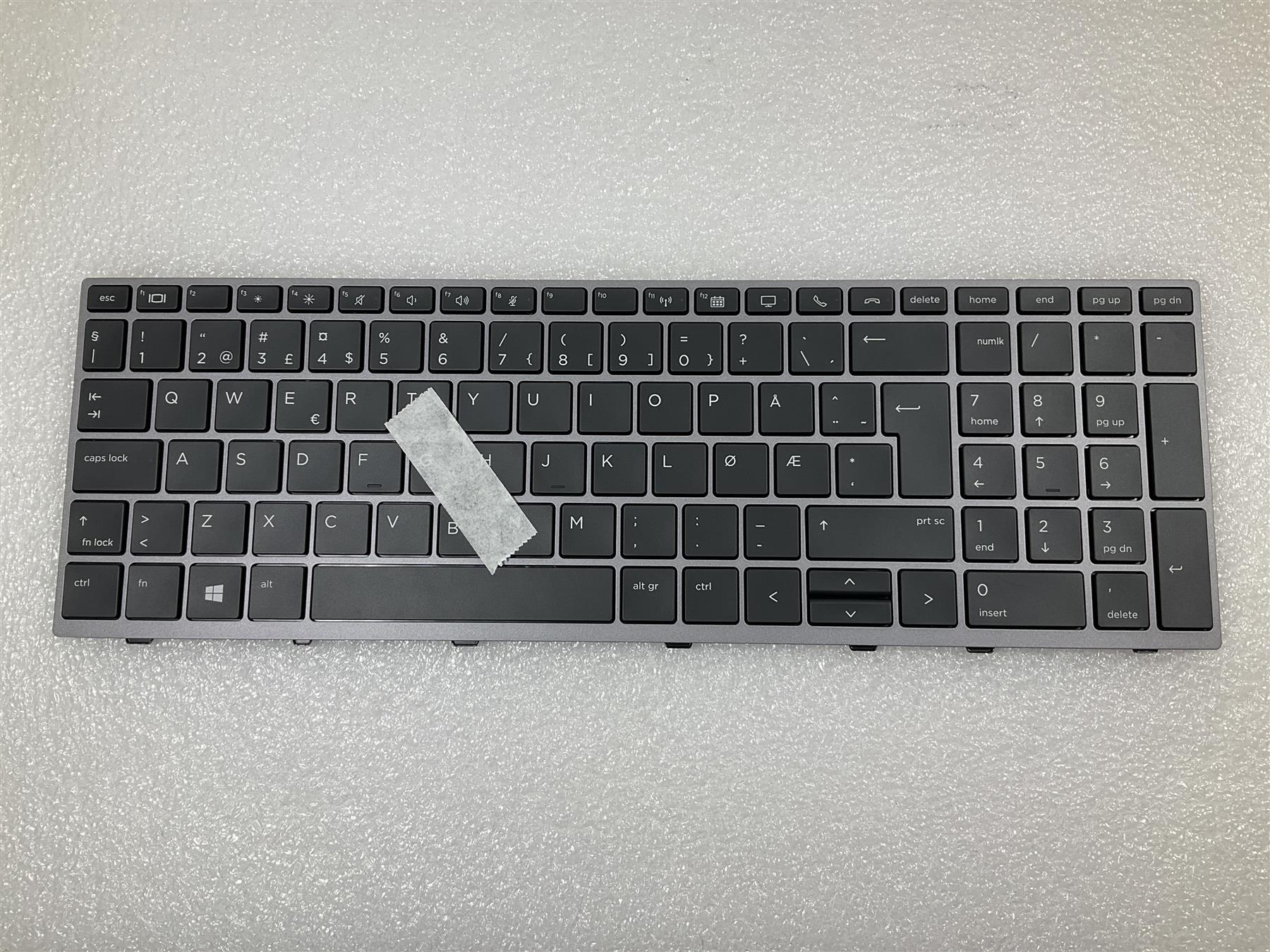 HP ZBook 15u G5 G6 L17970-091 L12999-091 Norway Norwegian Keyboard Gen