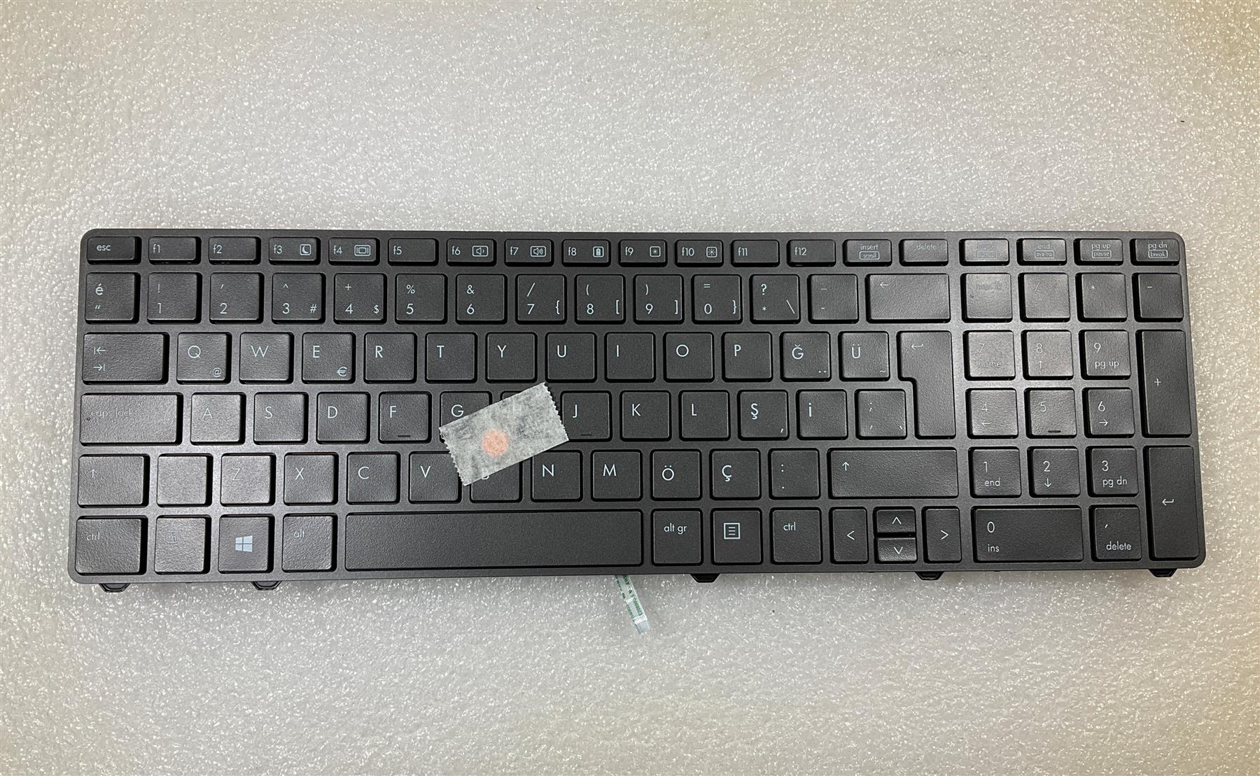 HP EliteBook 8760W 8770W 701977-141 Turkish Turkce Keyboard Pointing S
