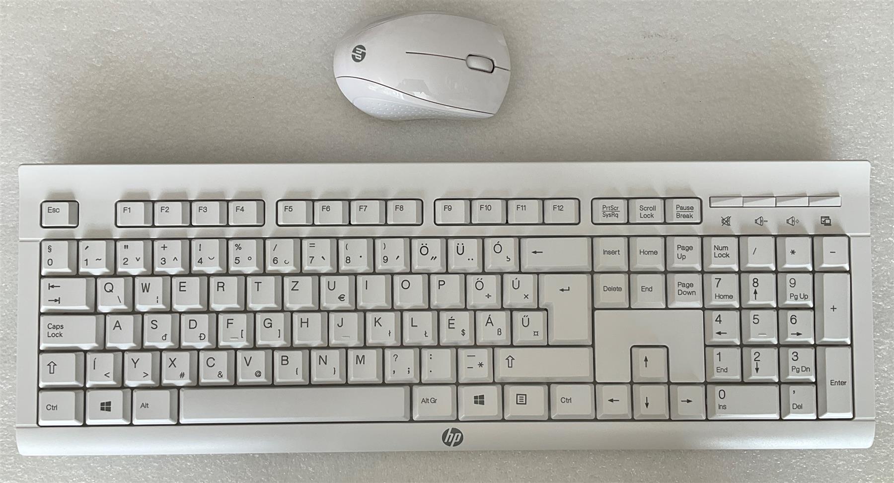 For HP 230 C2710 M7P30AA#AKC USB Wireless Mouse Keybaord Hungarian Lay