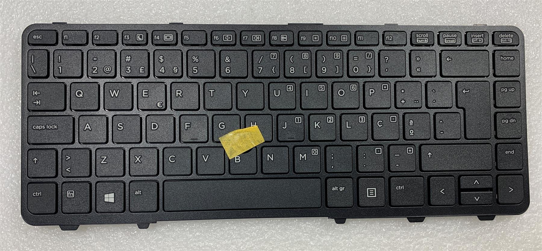 HP ProBook 640 645 G1 738688-131 Portugal Keyboard With Pointing Stick