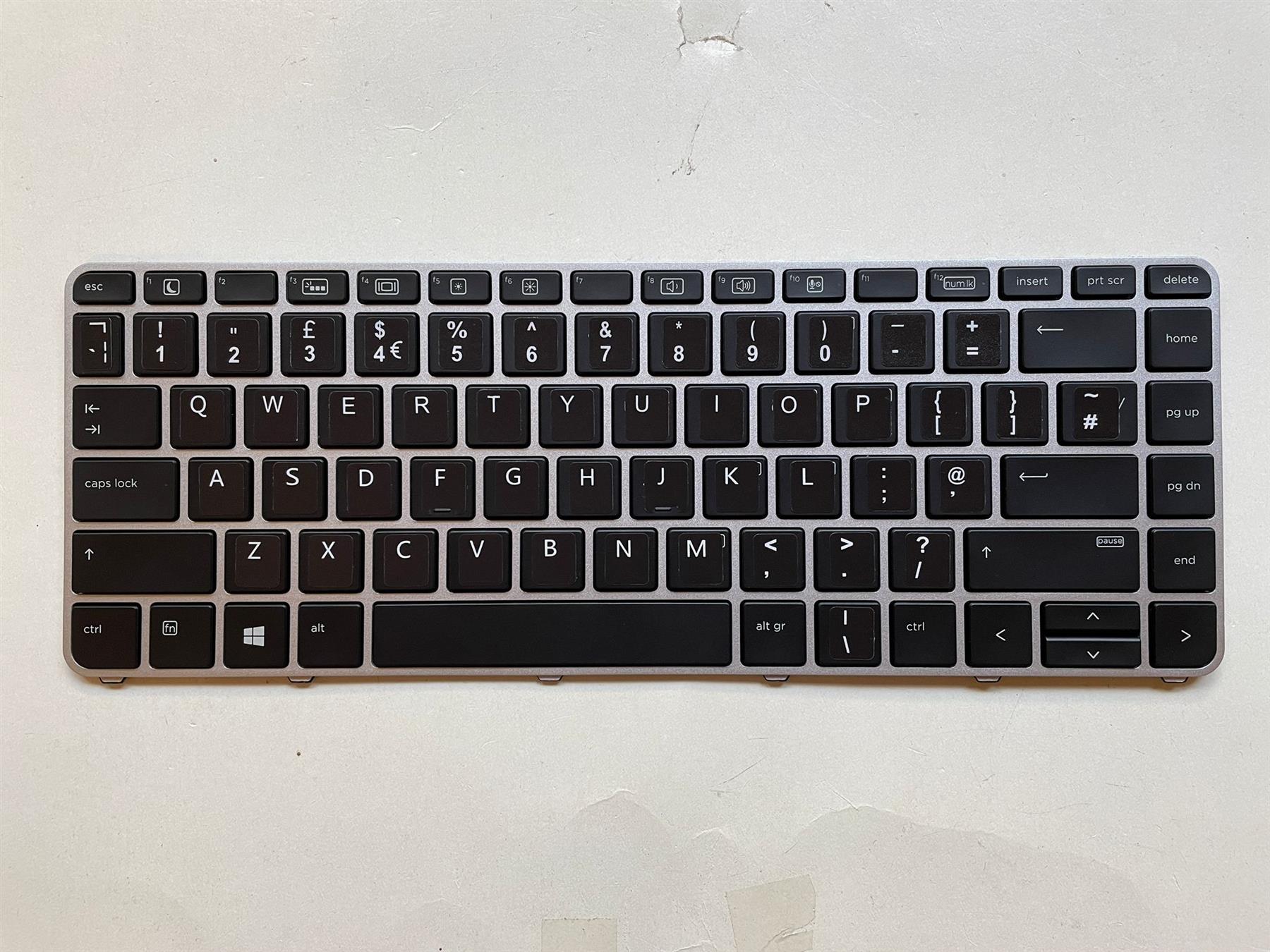 HP EliteBook Folio 1040 G3 844423-031 English UK Keyboard Genuine STIC